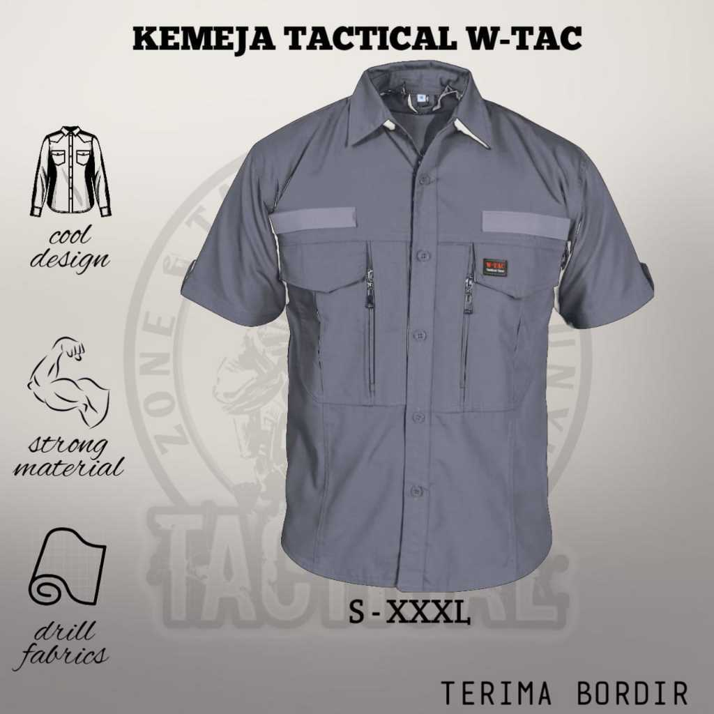 Jual (PUSAT TACTICAL BANDUNG) BAJU PDL TACTICAL LENGAN PENDEK WTAC RIPSTOP KEMEJA PDH KERJA ...