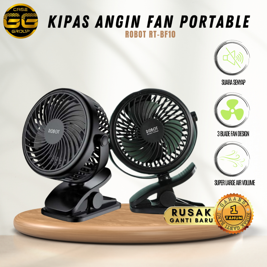 Jual KIPAS ANGIN ROBOT Mini Hand Fan RT-BF10 | Shopee Indonesia