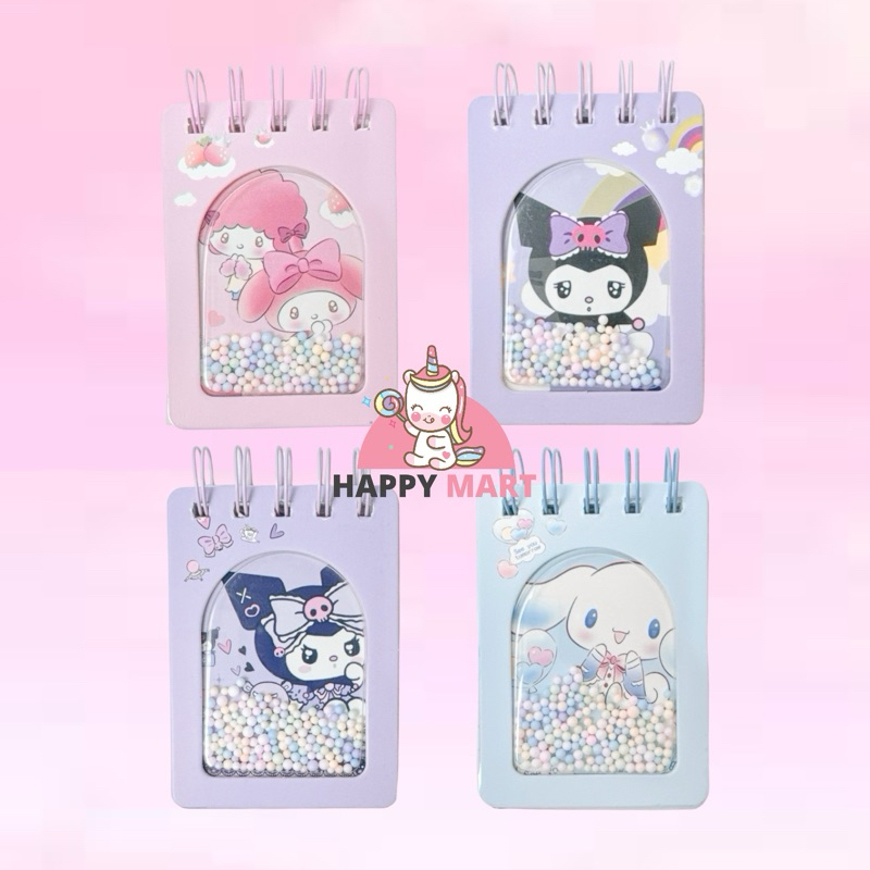 Jual Notes BOBA motif sanrio kuromi / melody / cinnamoroll | Shopee ...