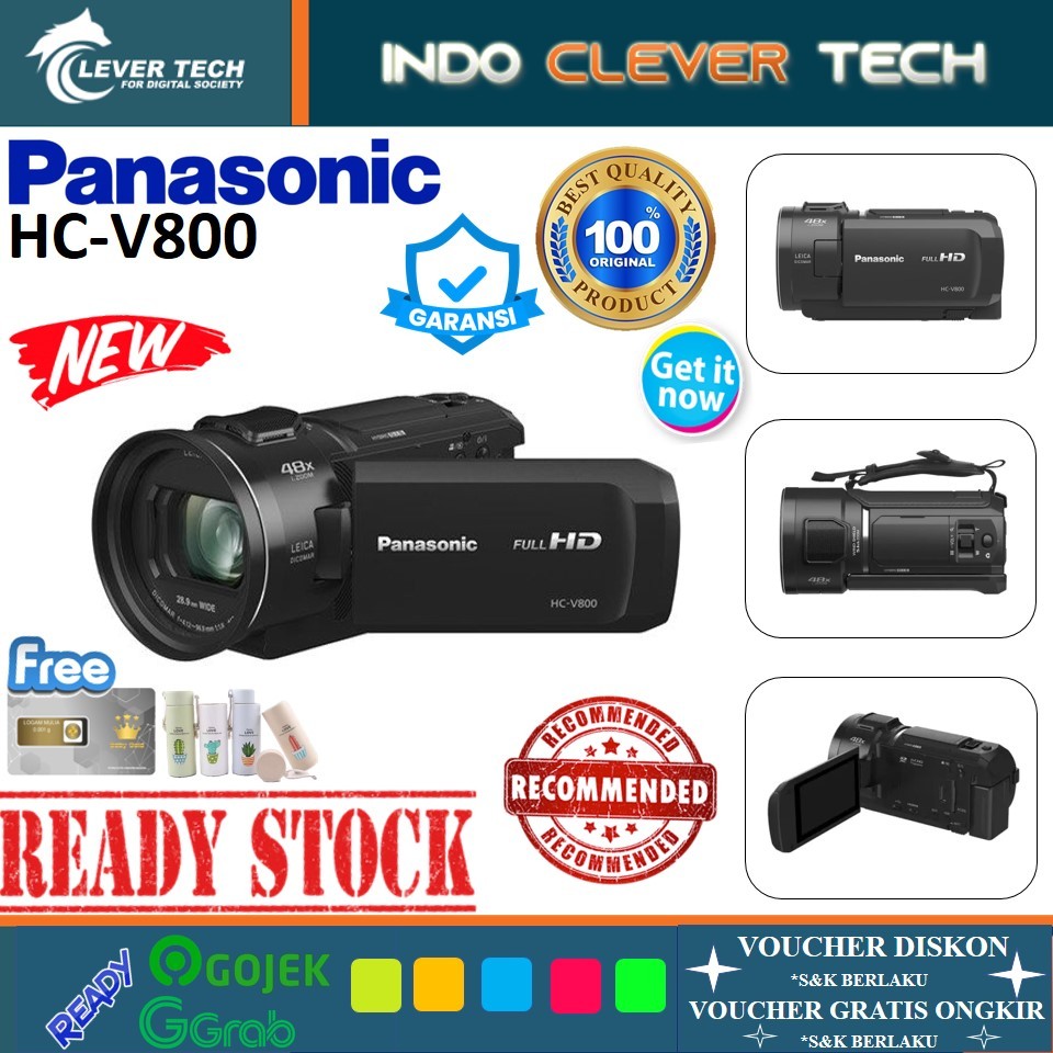 Jual Panasonic HCV800 Panasonic HC-V800 Full HD Camcorder - GARANSI ...
