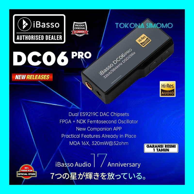 Jual iBasso DC06 PRO / DC06PRO HI-Res USB DAC/Amp with Dual DAC ...
