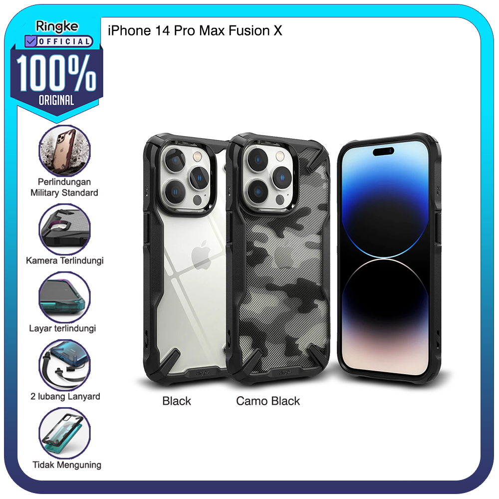 Jual Ringke iPhone 14 Pro Max Fusion X Casing Softcase Anti Crack ...