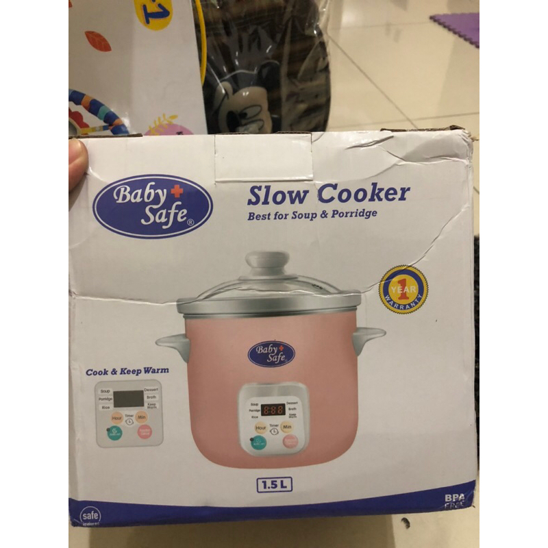 Jual BABY SAFE SLOW COOKER DIGITAL 1.5L (NEW) #babysafe #slowcooker ...