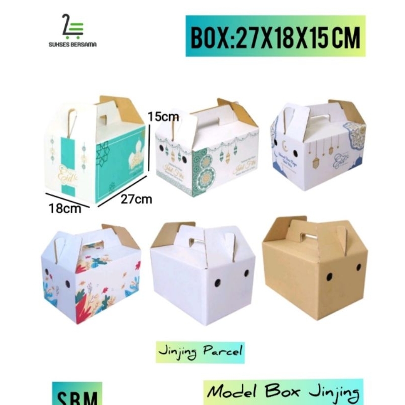 Jual Box Jinjing 27x18x15cm/Kardus/Hampers/Parcel/Lebaran/idulfitri/eid ...
