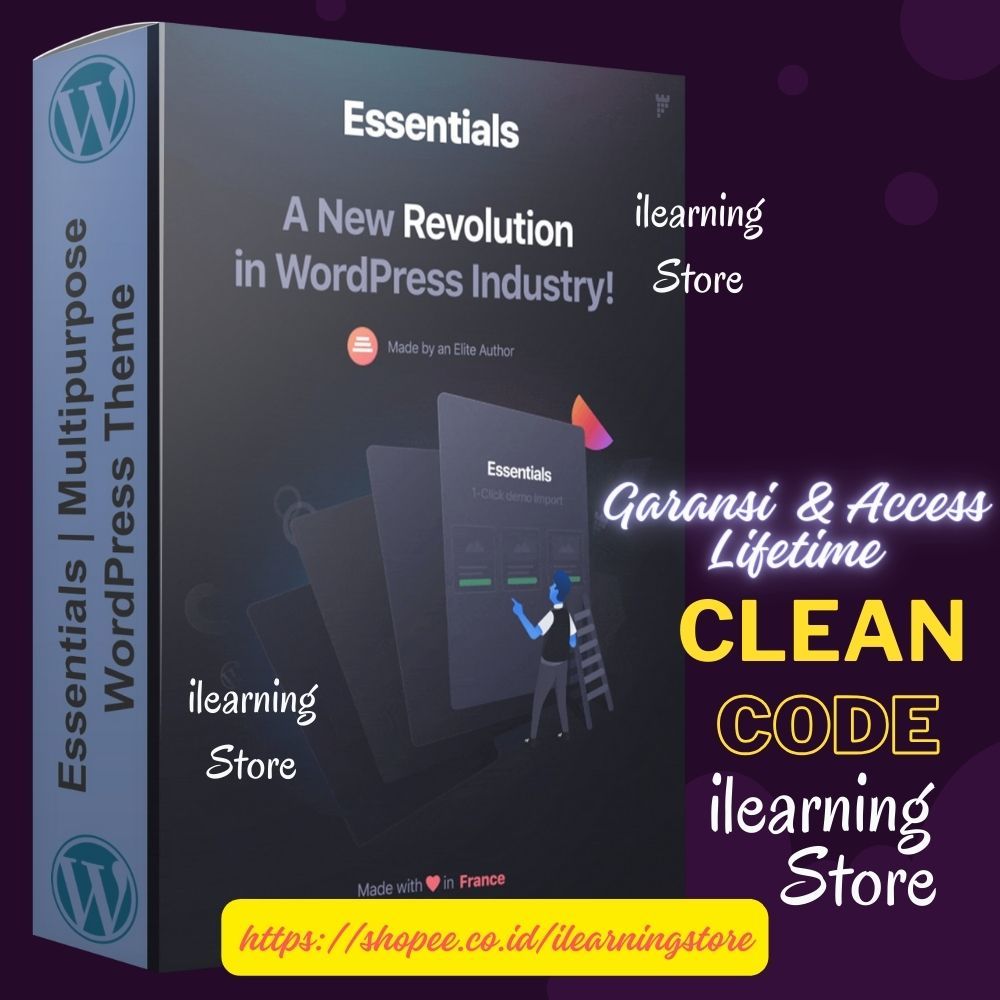 Jual [WT18] Essentials | Multipurpose WordPress Theme (GPL 100% & Lifetime Access) | Shopee ...