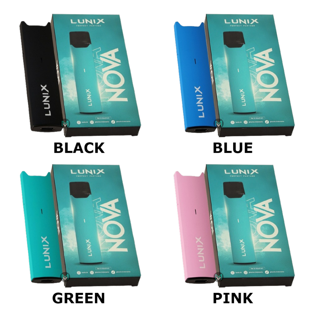 Jual Pod Vape Vapor Lunix Nova Pod System Kit 400mAh Authentic By Lunix ...