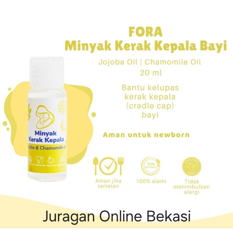 Jual FORA MINYAK BABY KERAK KEPALA [20ml] | Shopee Indonesia