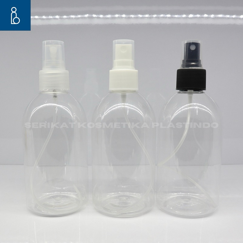 Jual BOTOL SPRAY 250 ML OVAL / BOTOL PLASTIK SPRAY SEMPROT 250ML ...