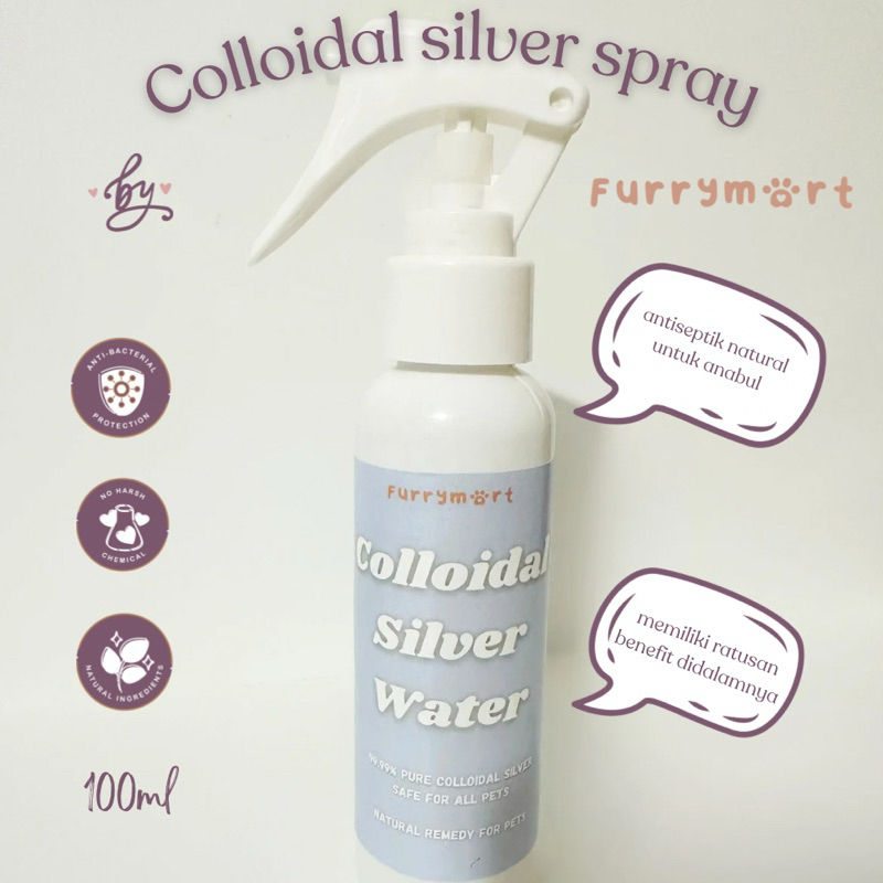 Jual Colloidal Silver Spray 100ml By Furrymart Antiseptik Untuk Anjing ...
