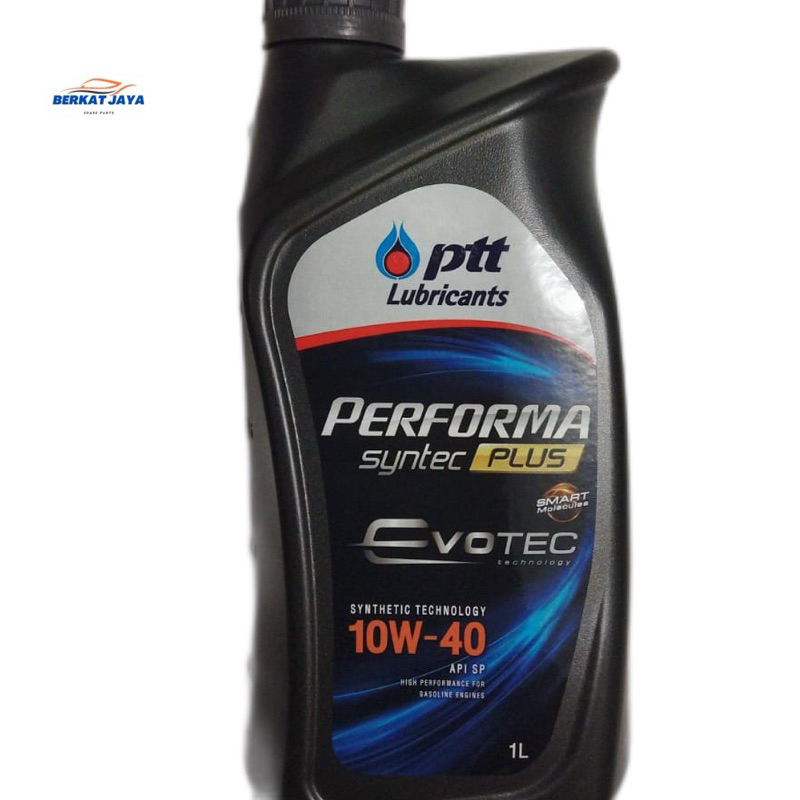 Jual Oli PTT Performa Synthetic Plus Evotec 10W-40 API SP 1 Liter ...