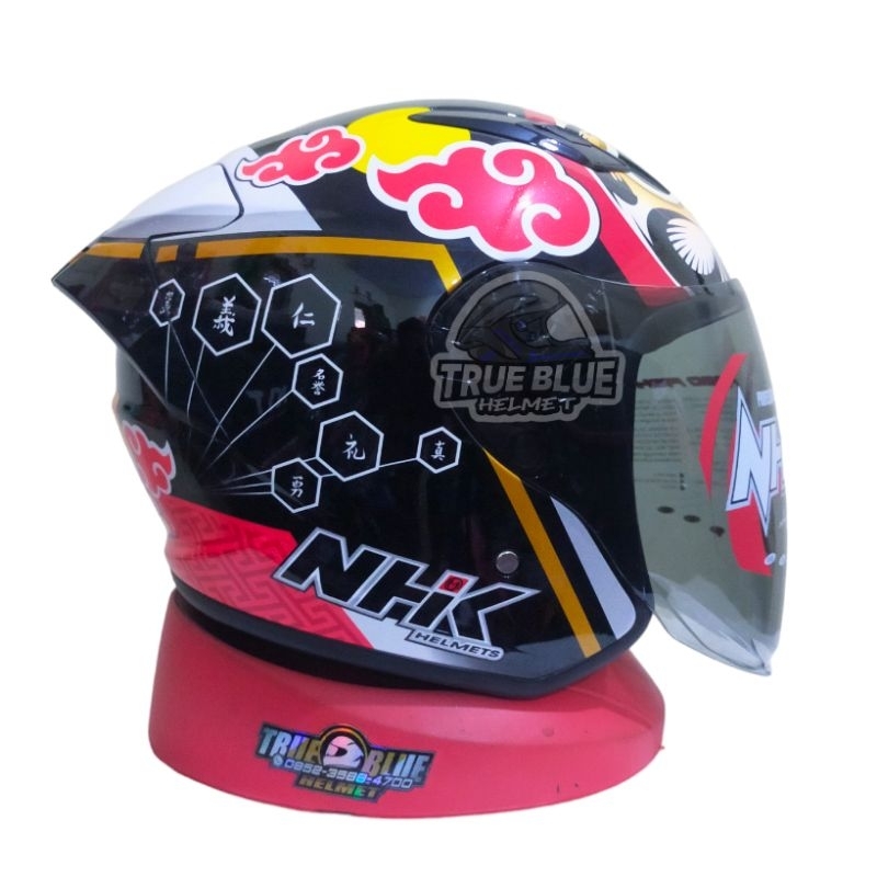 Jual Helm NHK R1 Elite GP Edition Miha #2 Black | Shopee Indonesia