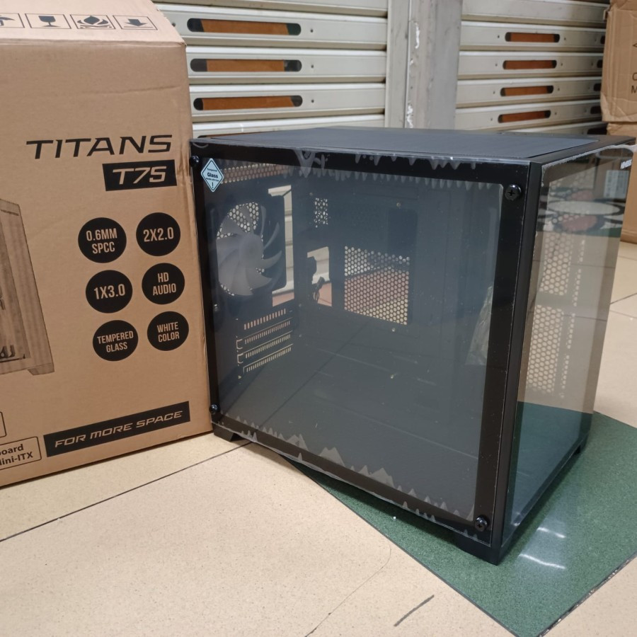 Jual Casing PC NYK Nemesis T75 Titans M ATX Free 1Fan RGB | Shopee ...