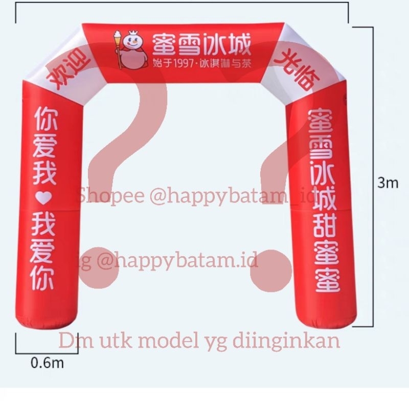 Jual mixue maskot oreumi maskot momoyo inflatable gas model 3kg custome ...