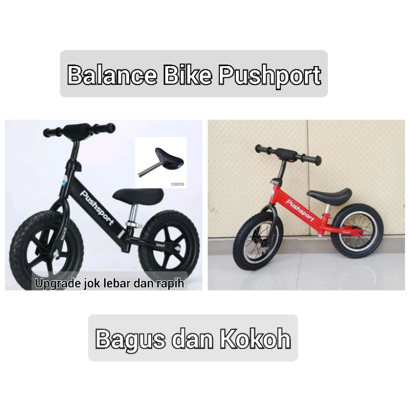 Jual Sepeda Keseimbangan Balance Bike Pushsport - Ban Foam, Ban karet ...