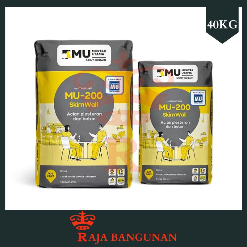 Jual Mortar Utama Semen MU 200 Skim Wall Acian Plasteran dan Beton ...