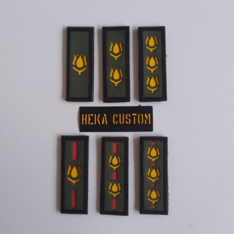 Jual TEMPELAN KREKETAN PANGKAT BAJU TNI PDH (PERWIRA MENENGAH) | Shopee ...