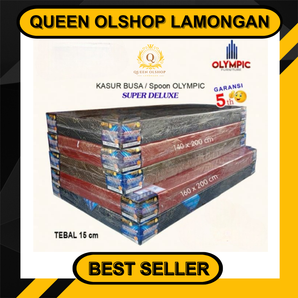 Jual [PROMO] Kasur Busa Olympic 100 120 140 160 180 x200 Tebal 15 20 cm ...