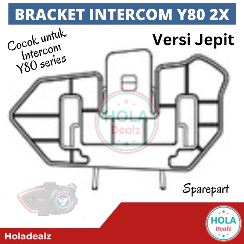 Jual PART BRACKET INTERCOM Y80 2X BLUETOOTH HELM BRACKET Y80 2X BRACKET JEPIT Y80 2XORIGINAL ...