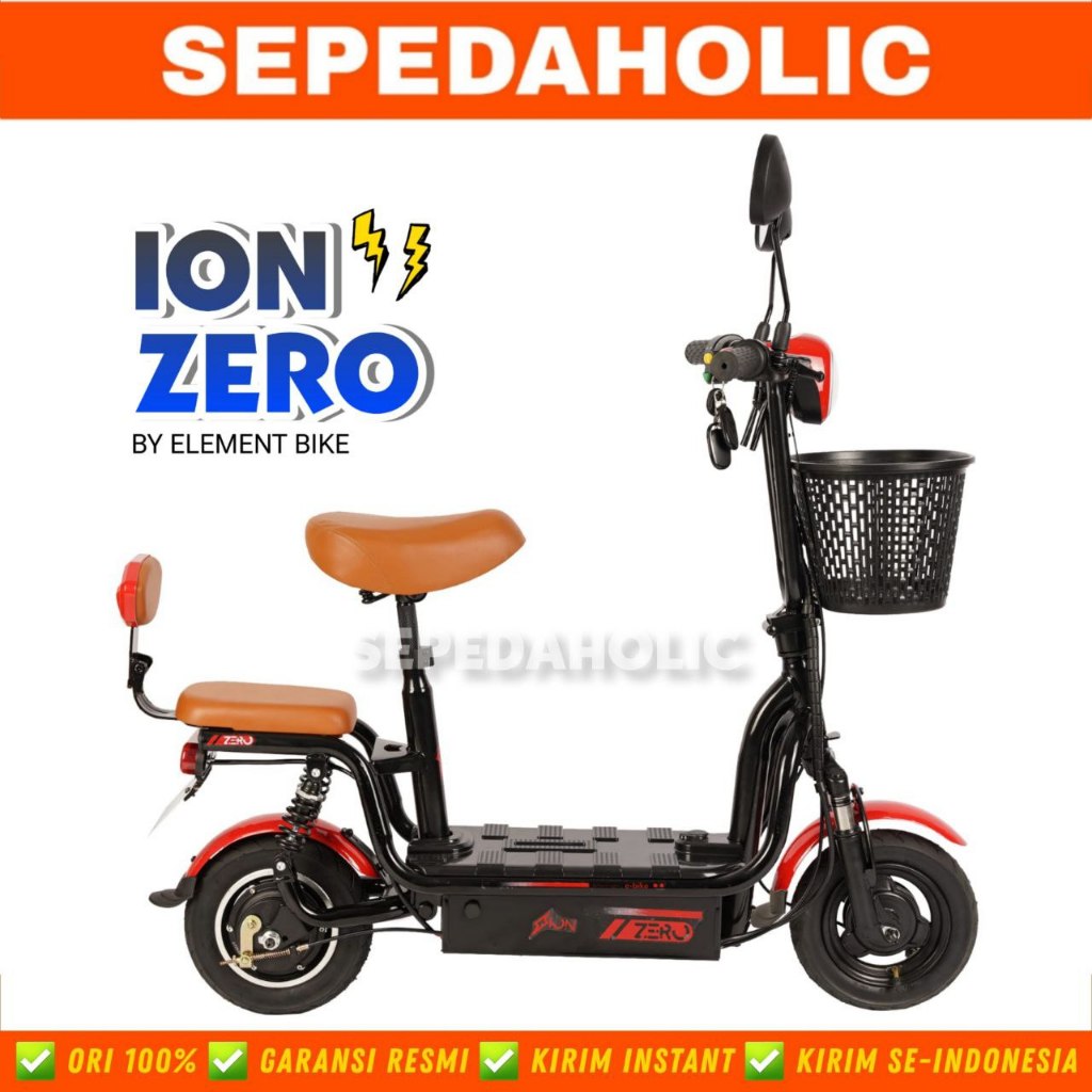 Jual Sepeda Listrik Mini ION ZERO BY ELEMENT 350 Watt Skuter Listrik ...