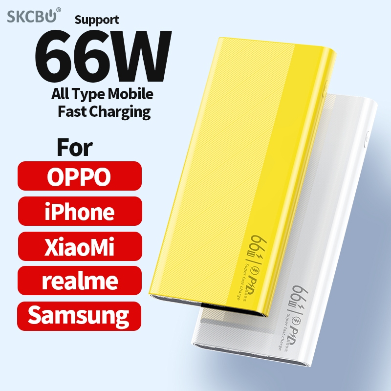 Jual SKCBO 66W Super Fast Charging Power Bank LED Display Powerbank 20000mAh Dual Output Port ...
