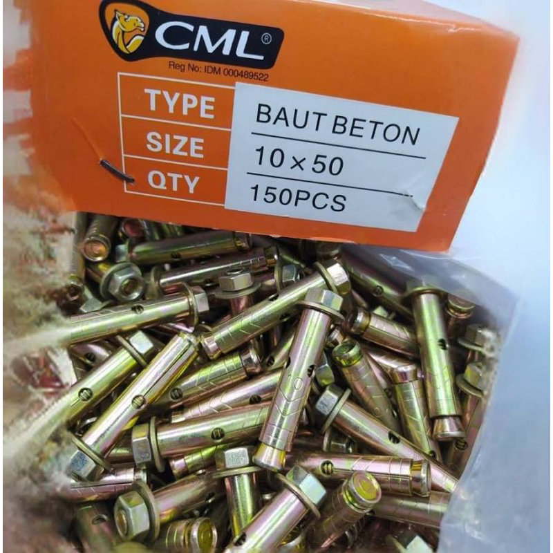 Jual Dynabolt Dinabol, Baut Beton Camel 8x40, 10x50 | Shopee Indonesia