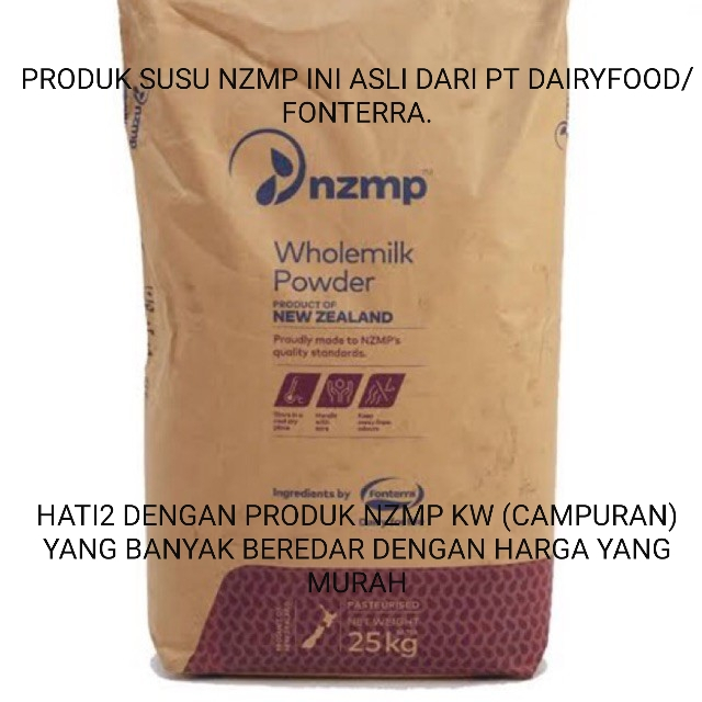 Jual NZMP Susu Bubuk Full Cream Original Repack (Import New Zealand ...
