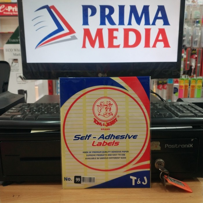 Jual Stiker Label Nama / Sticker Label Harga No.99 Tom & Jerry | Shopee ...
