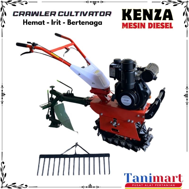 Jual TERBARU MESIN DANGIR KENZA (RODA TANK) / MESIN TRAKTOR MINI ...