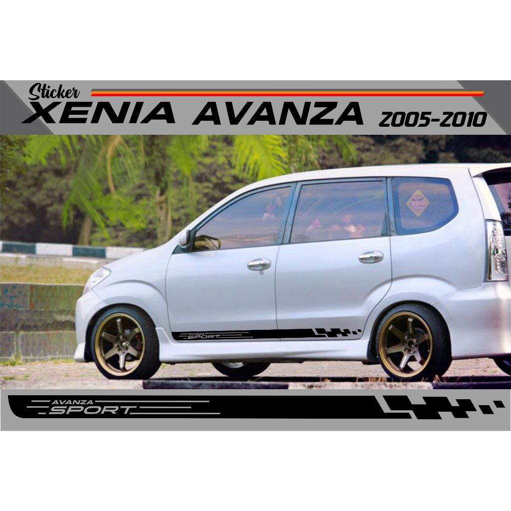 Jual Sticker AVANZA 2005 2010 Stiker mobil Avanza lama | Shopee Indonesia