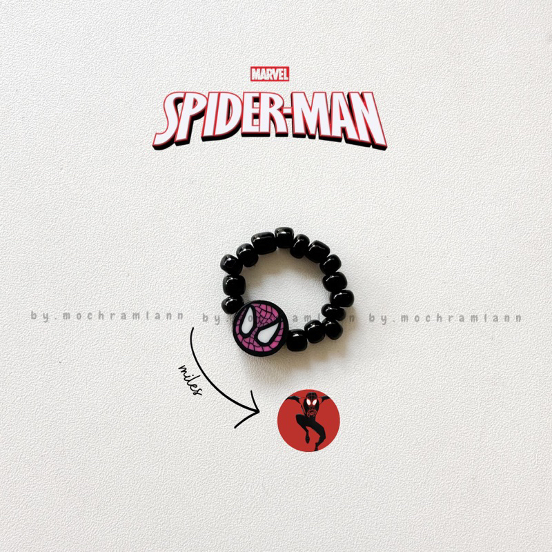 Jual Gelang Couple Spiderman Miles Morales & Gwen Stacy | Spiderman ...