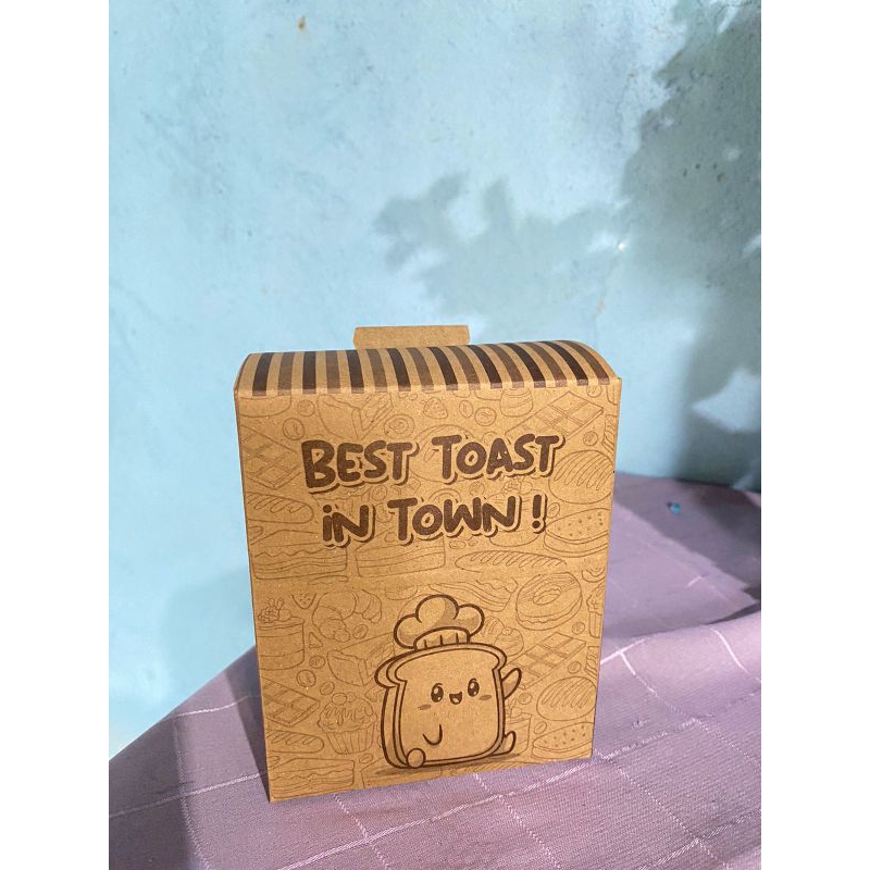 Jual 50pcs Box Toast Kotak Toast kotak Sandwich kotak Roti Bakar Motif ...
