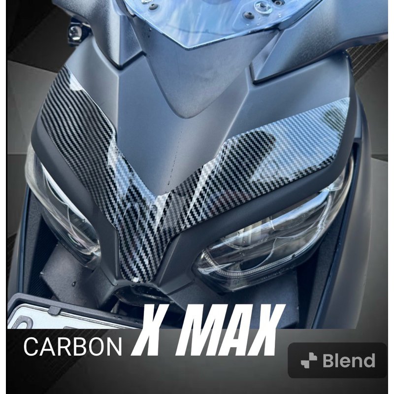 Jual COVER LAMPU X MAX CARBON GLOSY ️Cover lampu x Max carbon - carbon ...