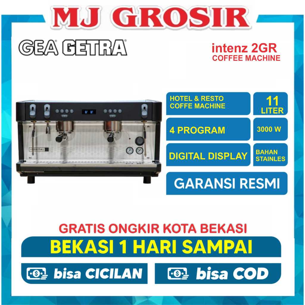 Jual getra Professional Coffee Machine INTENZ 2GR | Shopee Indonesia