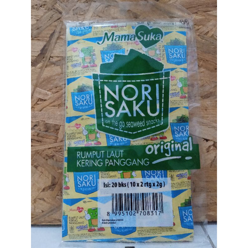 Jual NORI SAKU original 1pak (isi 20pcs) | Shopee Indonesia
