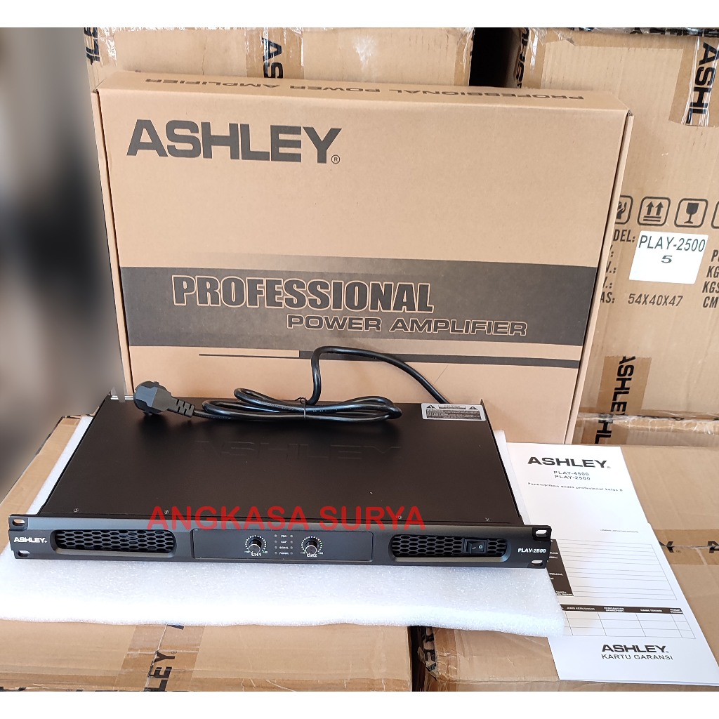 Jual Power Ashley PLAY 2500 ORIGINAL /Amplifier Ampli Ashley PLAY2500 ...