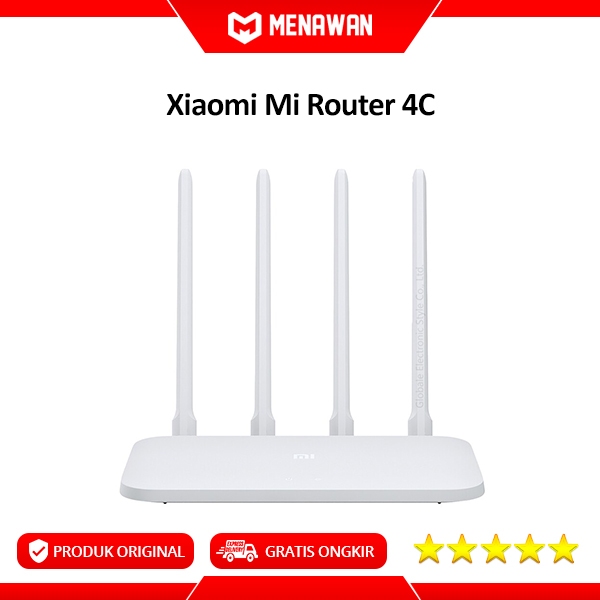 Jual Xiaomi Mi Router 4A Gigabit AC1200 Dual Band / 4C 4 Antenna High Speed Wireless Original ...