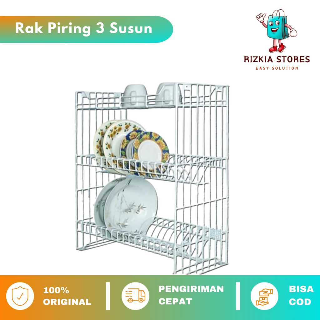 Jual RAK PIRING RPK 03 ANTI KARAT/ RAK PIRING SUSUN 3 / RAK PIRING RPK ...