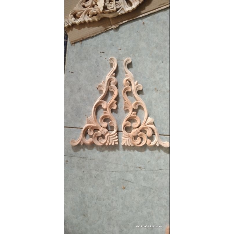 Jual ornamen ukir kayu ukir sudut tradisional jawa jepara indonesia ...