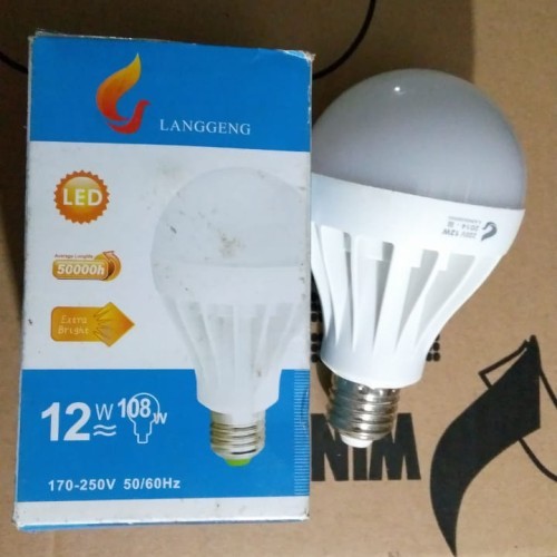 Jual LAMPU LED 12 WATT BOHLAM LED BULB 12W E27 - PUTIH | Shopee Indonesia