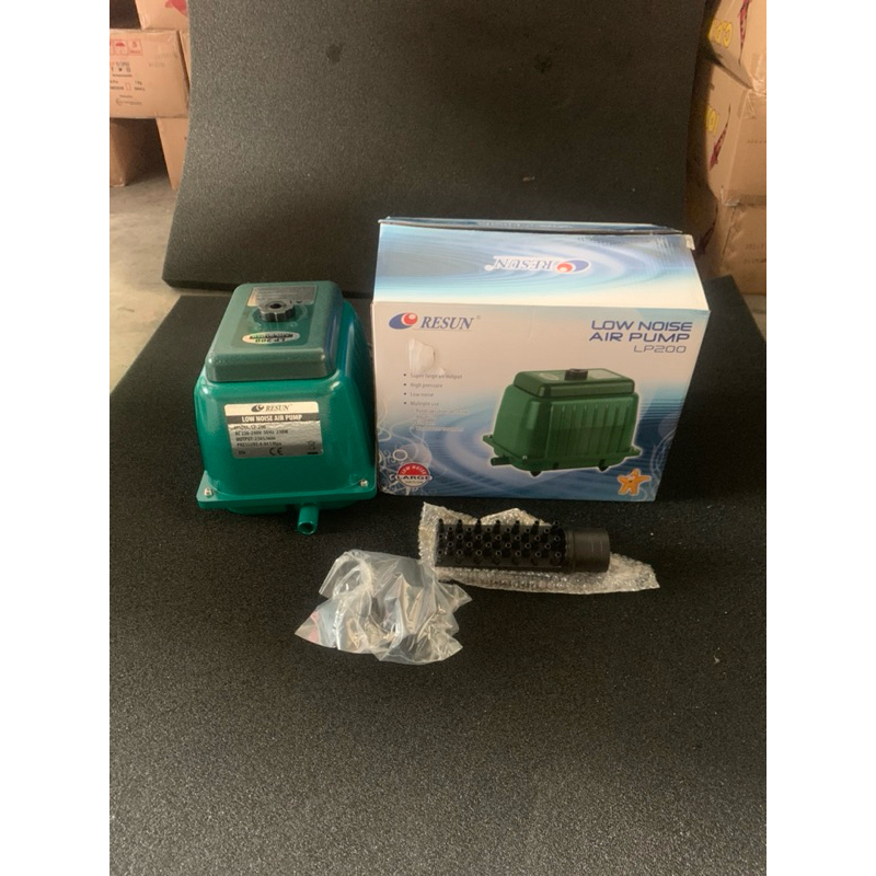 Jual ORIGINAL RESUN AERATOR LP 200 POMPA UDARA LOW NOISE AIR PUMP ...