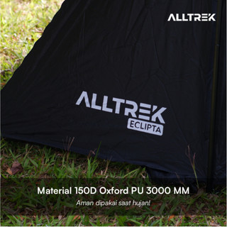 Jual ALLTREK Tenda Camping ECLIPTA BLACK Tunnel 4P Double Layer ...