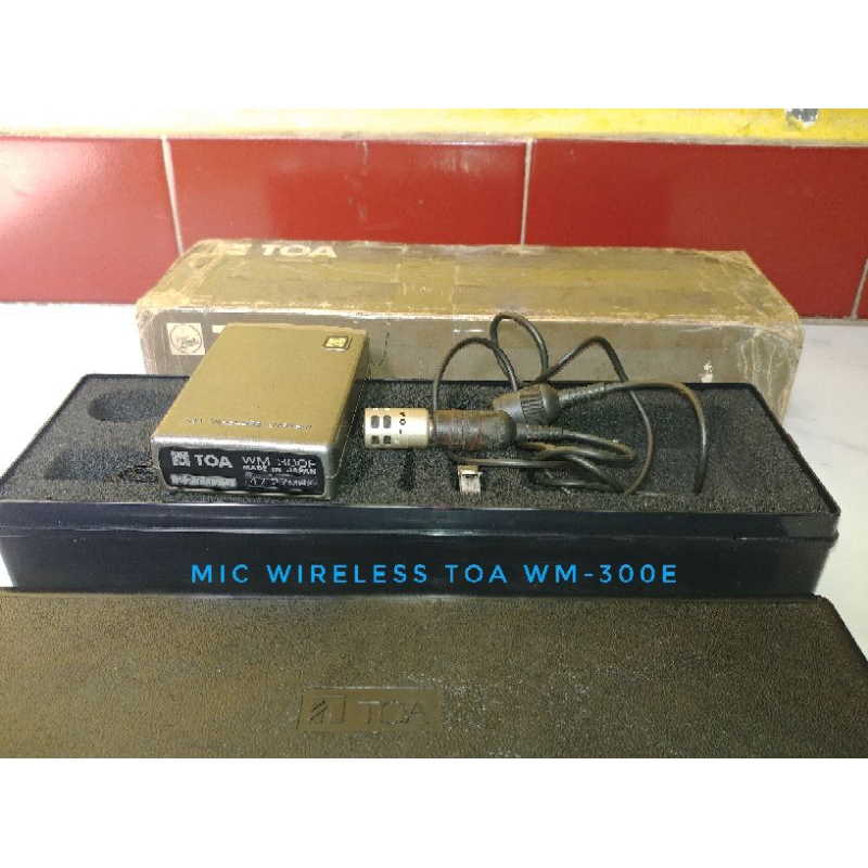 Jual Mic Wireless TOA WM-300E japan | Shopee Indonesia