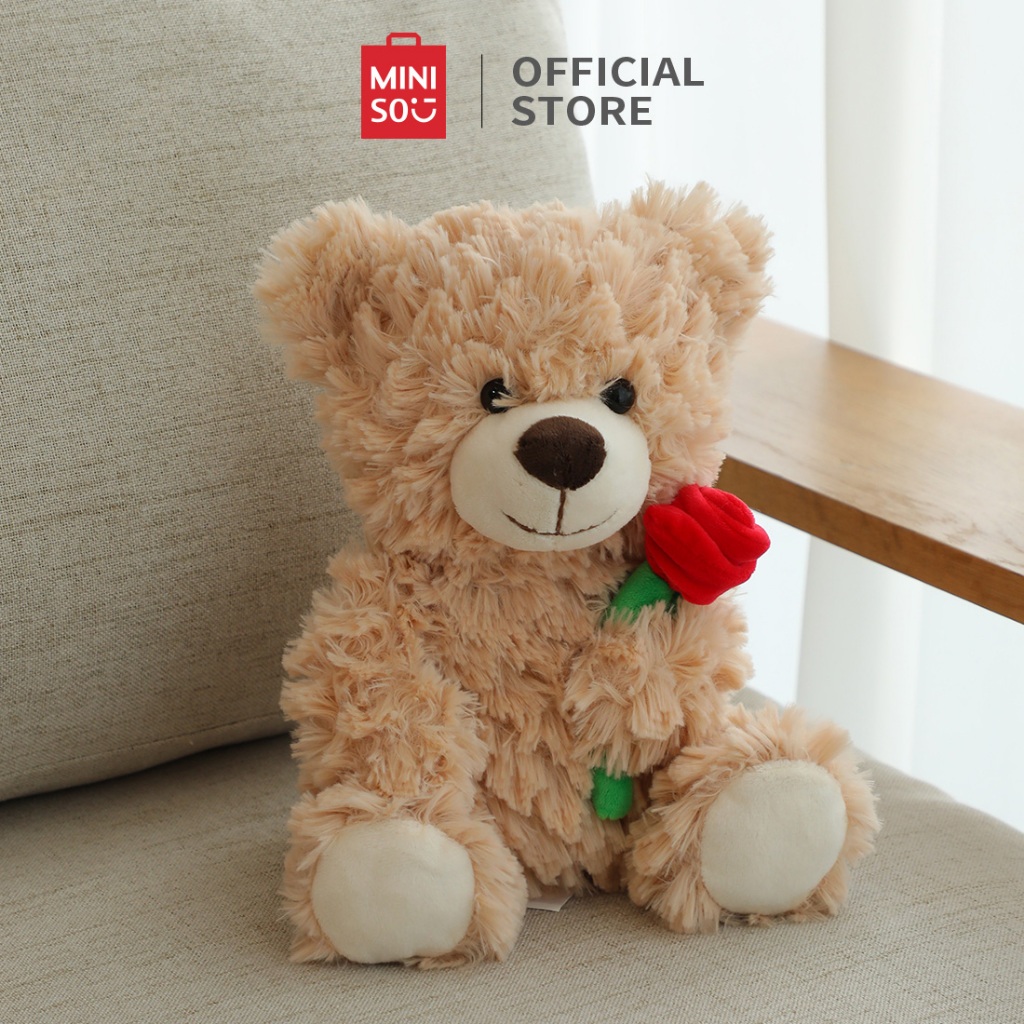Jual MINISO Boneka Kado Wisuda Little Bear Plush Toy Valentine's Day ...
