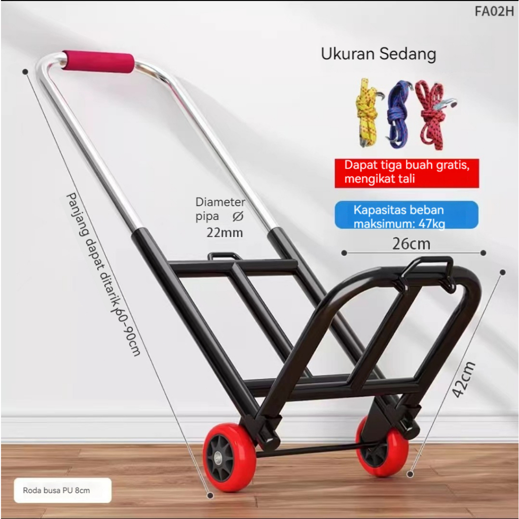 Jual Jutastore Troli Lipat Trolley Troli Barang Lipat Hand Truck Model ...