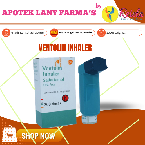 Jual Ventolin Inhaler 100 Mcg 200 Dosis | Shopee Indonesia