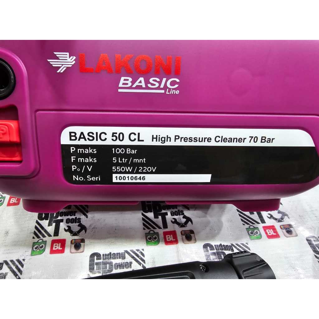 Jual Mesin Steam Cuci Motor Mobil Jet Cleaner Lakoni BASIC 50CL 50 CL ...