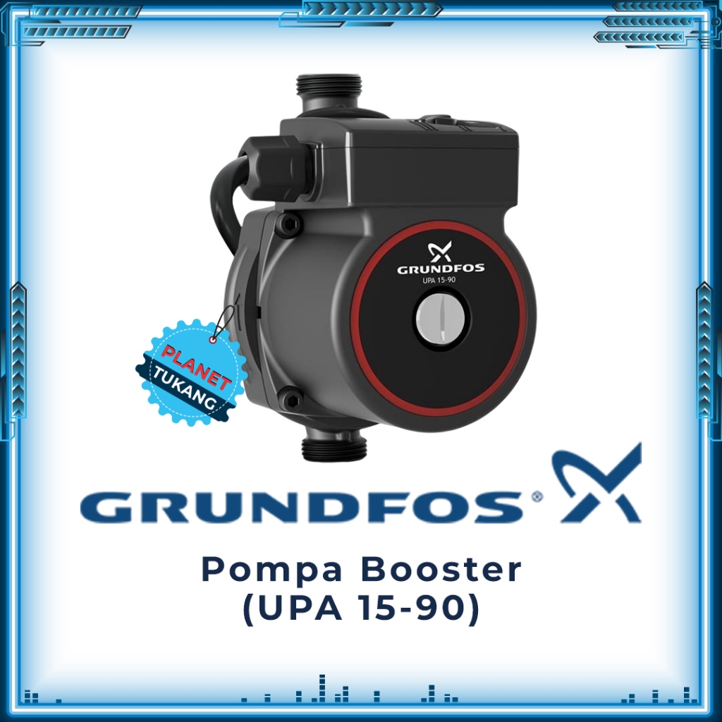 Jual Pompa Dorong Mini Air GRUNDFOS UPA 15-90 Booster Pump Otomatis ...