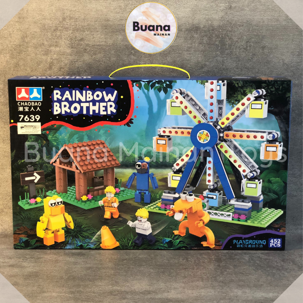 Jual BRICKS CHAOBAO RAINBOW BROTHER MAINAN EDUKASI ANAK COWO TEMA GAME ...