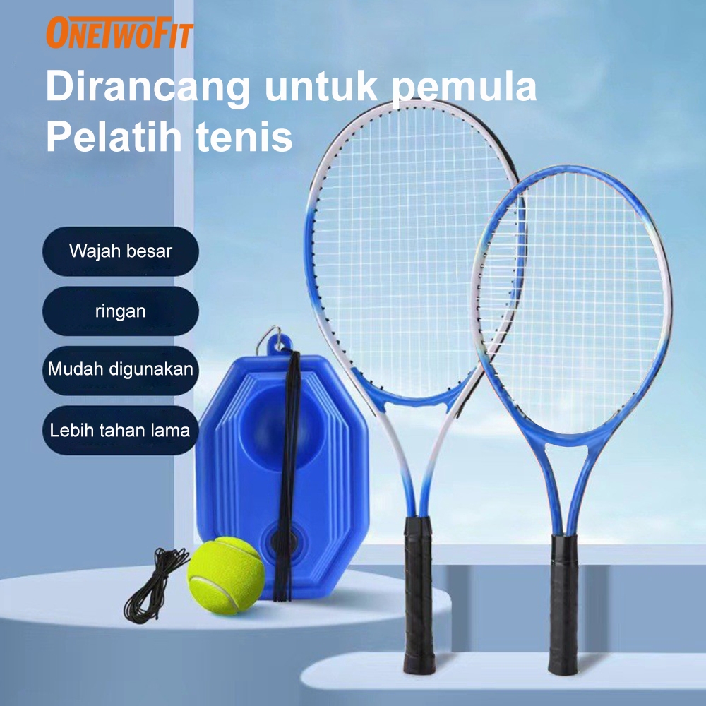 Jual OneTwoFit Raket Tennis Set Pelatih Tenis Alat Olahraga Tenis ...