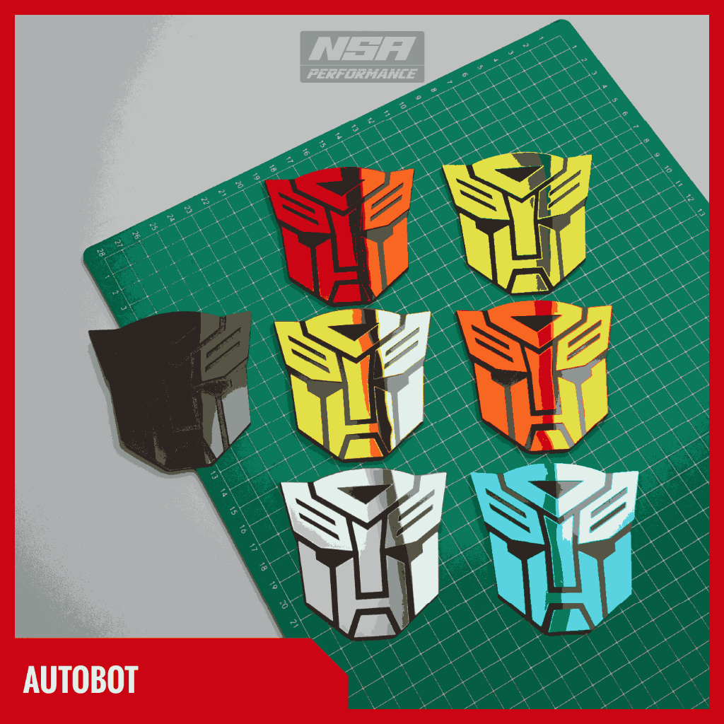 Jual NSA EMBLEM TRASNFORMERS LOGO TRANSFOMERS EMBLEM LOGO 3D TIMBUL ...